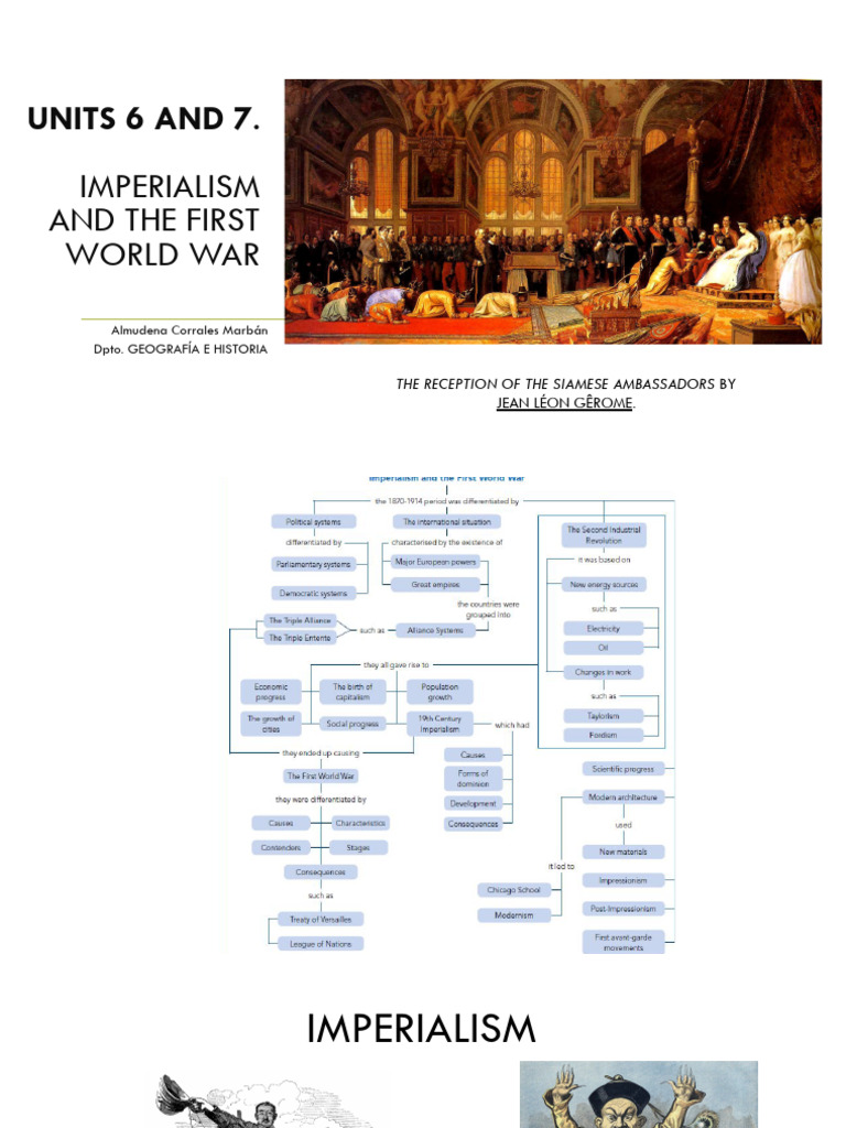 UNITS 6 and 7 - Imperialism and WWI | PDF | Allies Of World War I ...