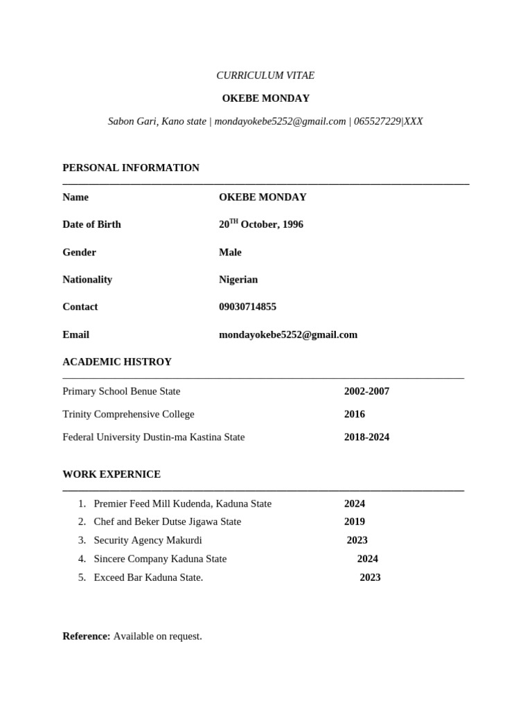 Victor CV | PDF