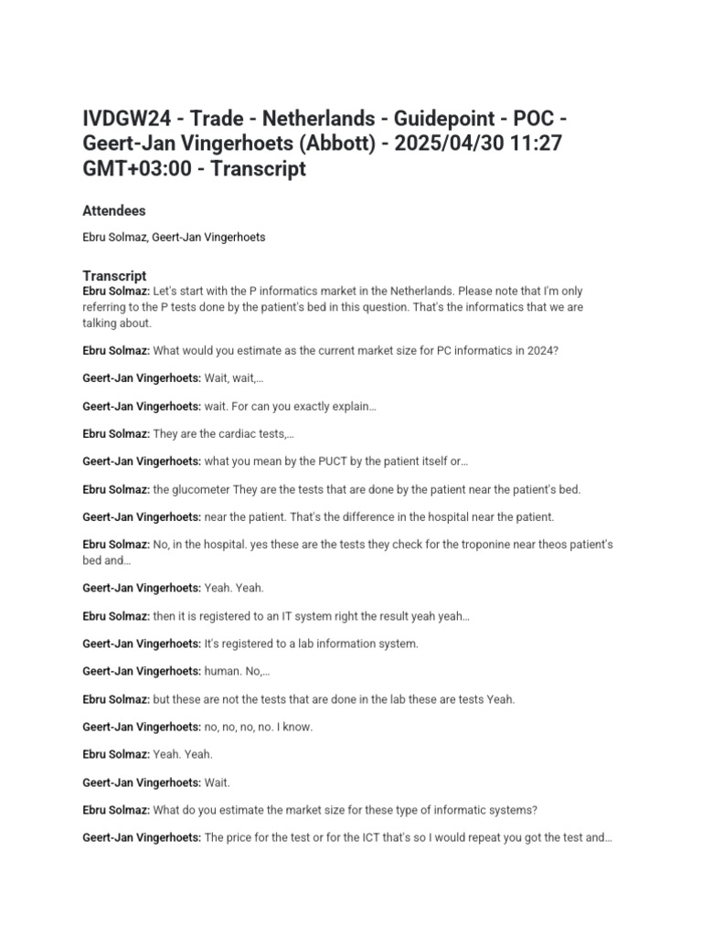 IVDGW24 - Trade - Netherlands - Guidepoint - POC - Geert-Jan ...