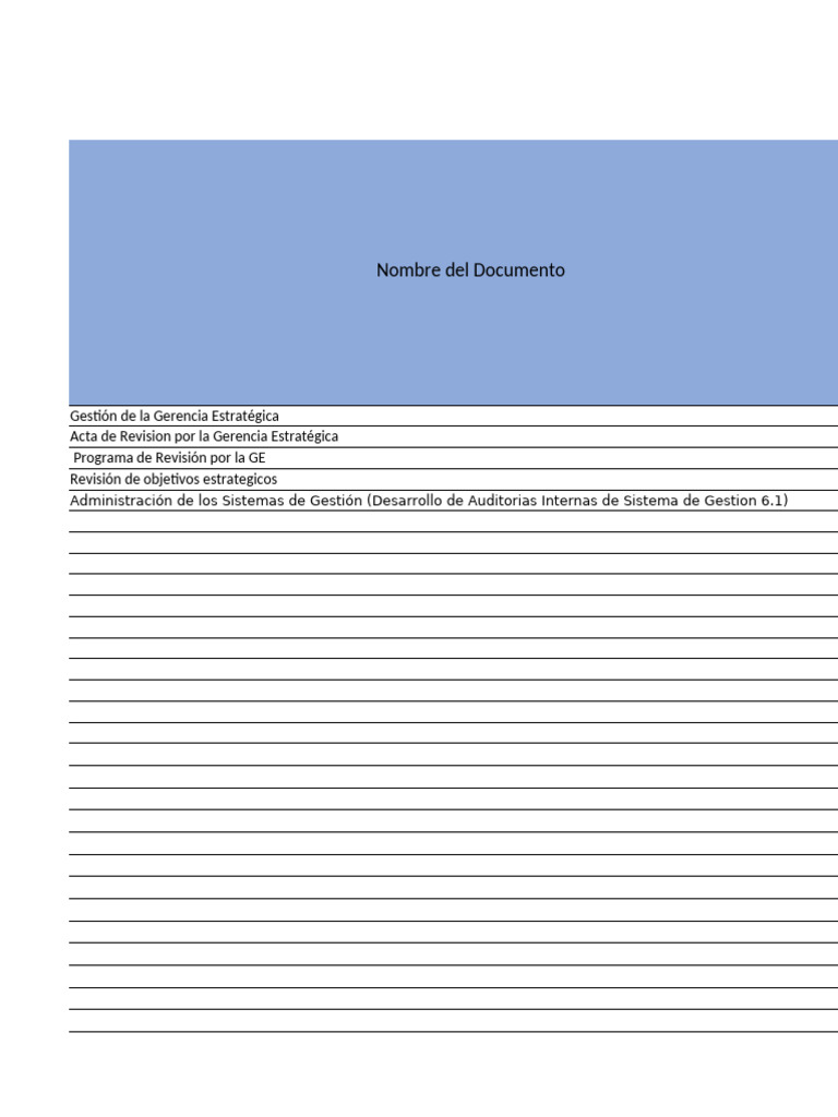 4 Control de Informacion Documentada | PDF