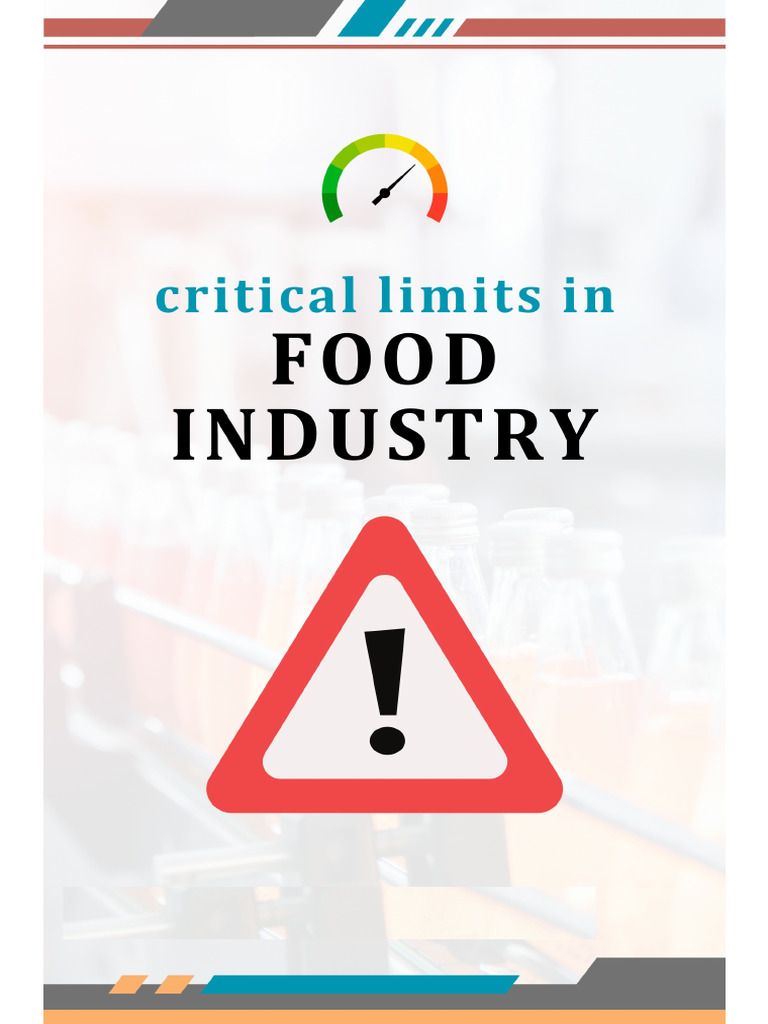 Critical Limits in Food Industry | PDF