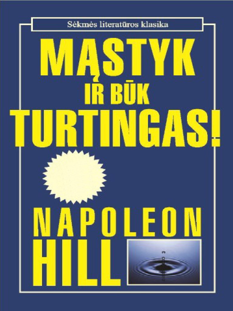 Mastyk Ir Buk Turtingas | PDF