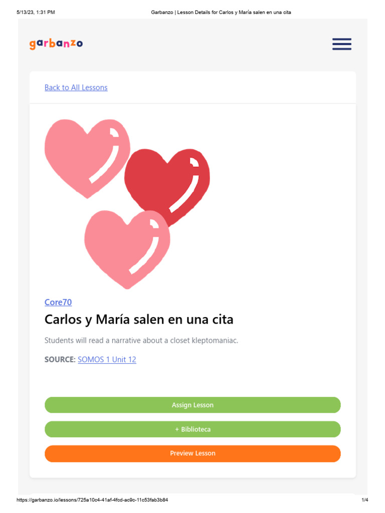 Carlos y María: Cita y secreto de cleptomanía | PDF