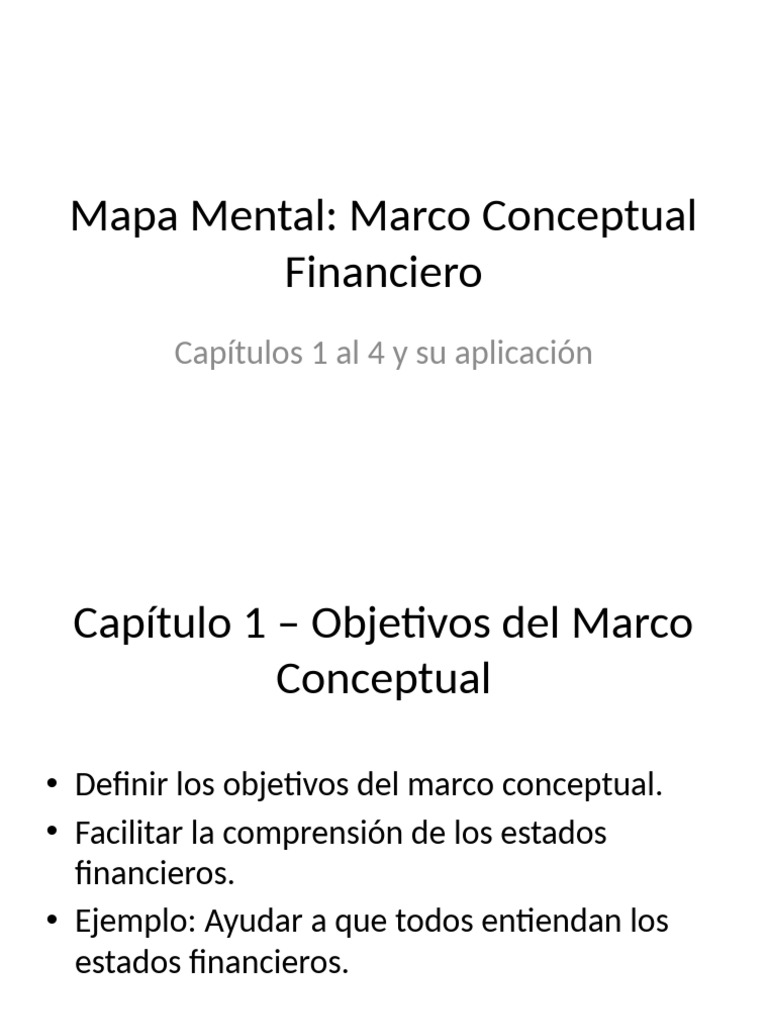 Mapa Mental Marco Conceptual | PDF