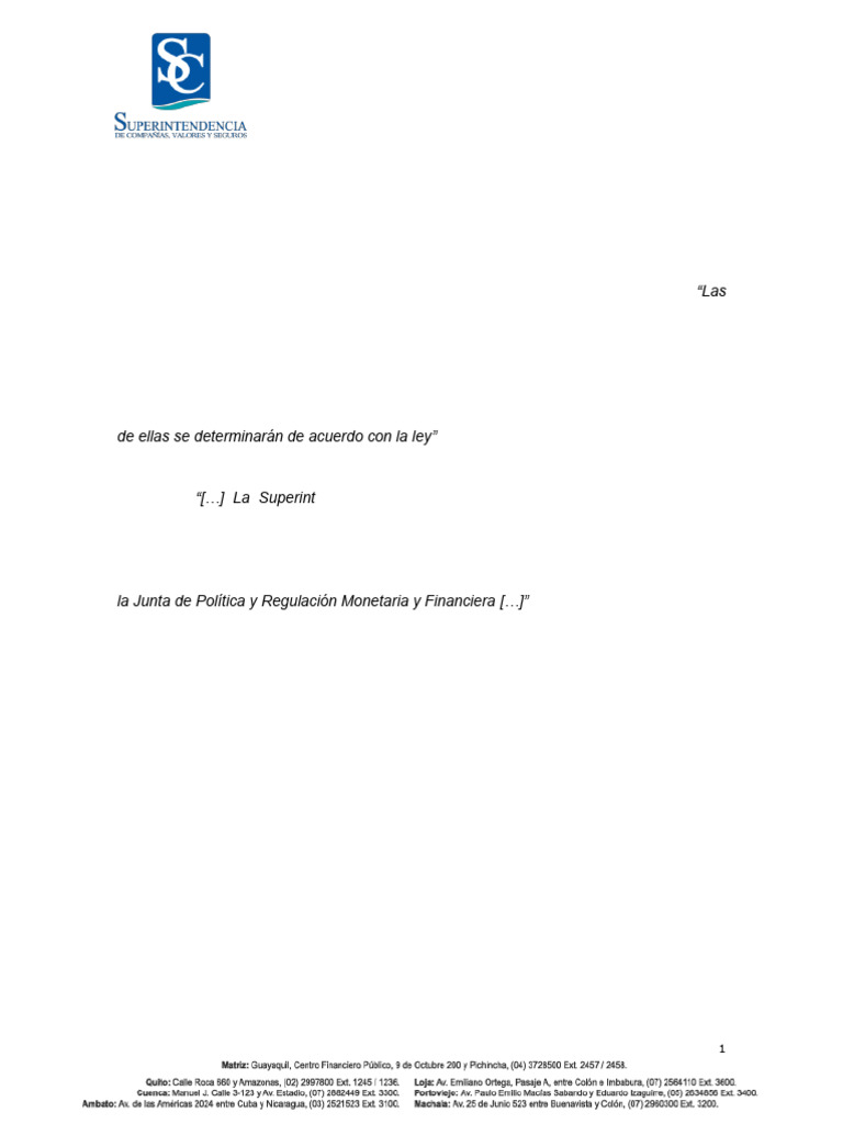 Resolución No. SCVS-INS-DNNR-2023-00039886 | PDF | Seguro | Reaseguro