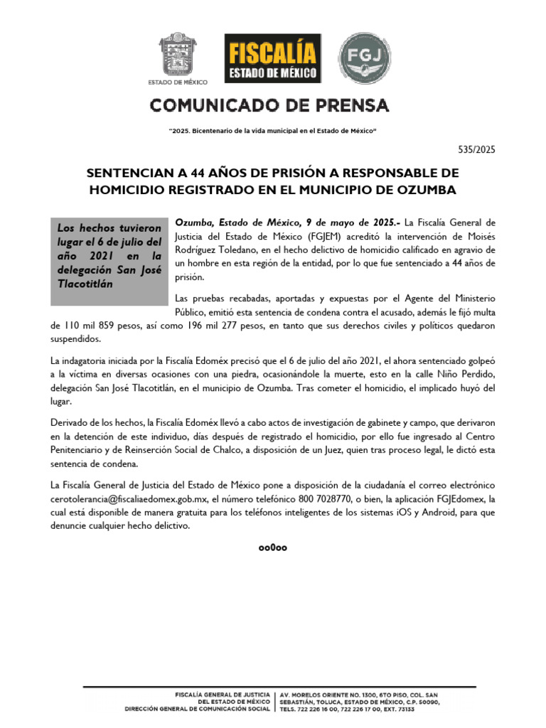 Comunicado 535 | PDF