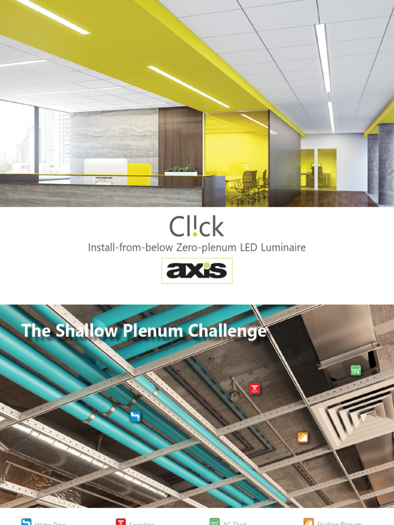 Axis Click - Install - From - Below - Zero - Plenum - LED - Luminaire ...