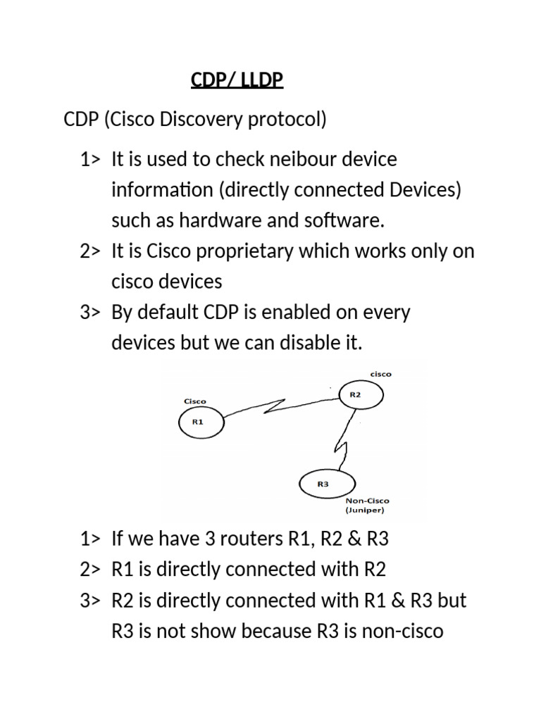 CDP/ LLDP | PDF