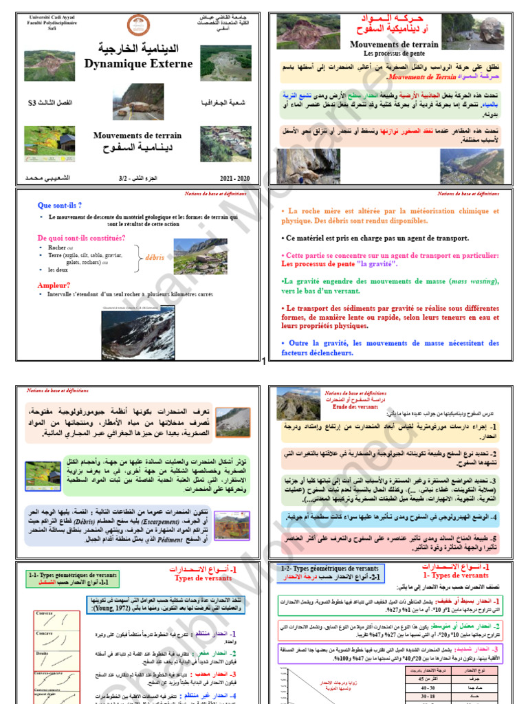 2-Dynamique Externe Chapitre-2-S3-2020-21 - Compressed | PDF