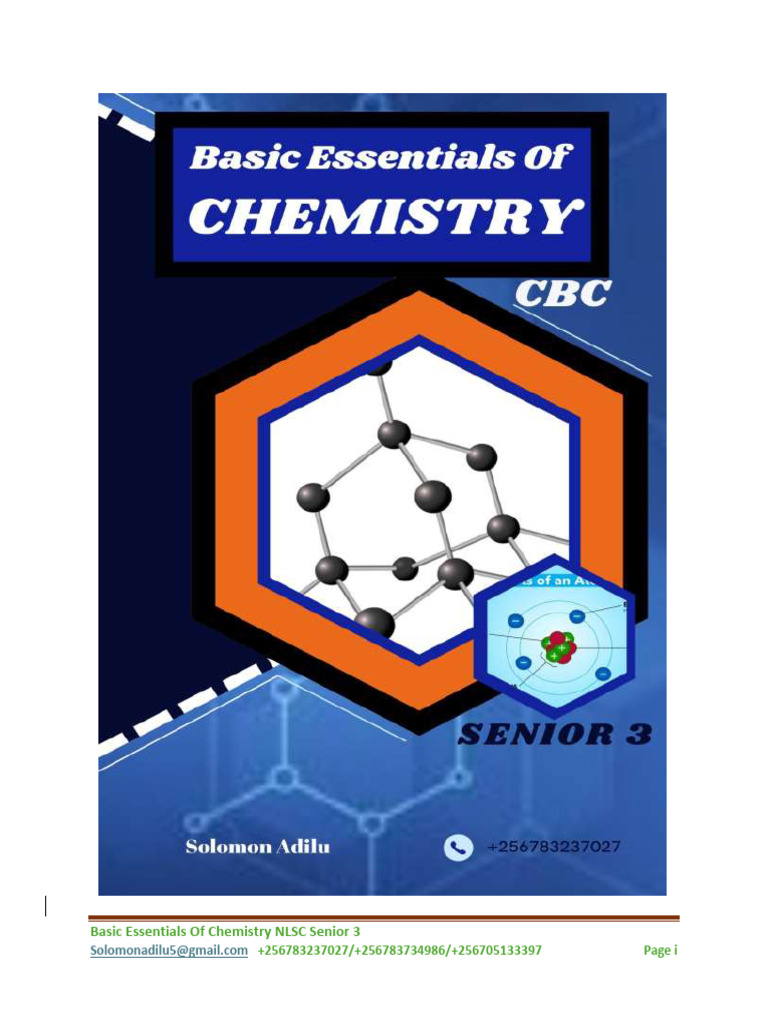 Chemistry Essentials for NLSC Senior 3 | PDF | Biogas | Alkene