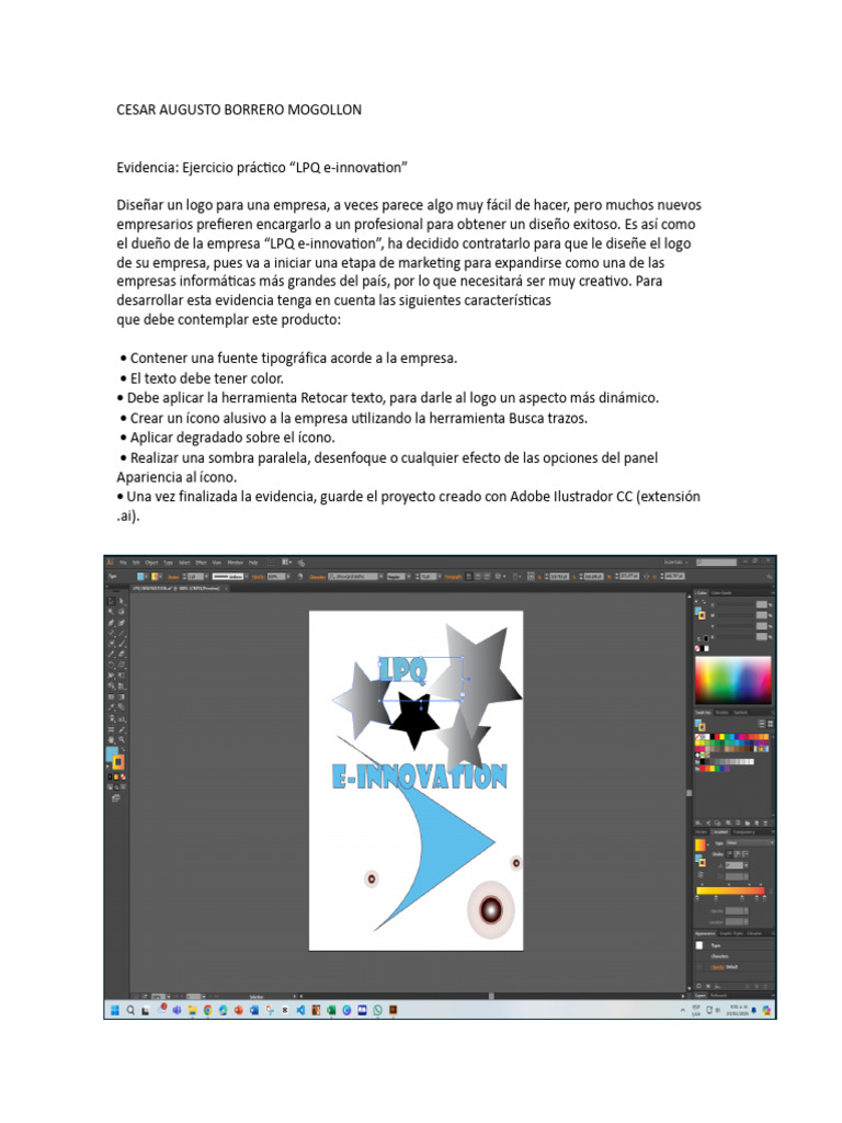 Diseño de Logo para LPQ e-innovation | PDF