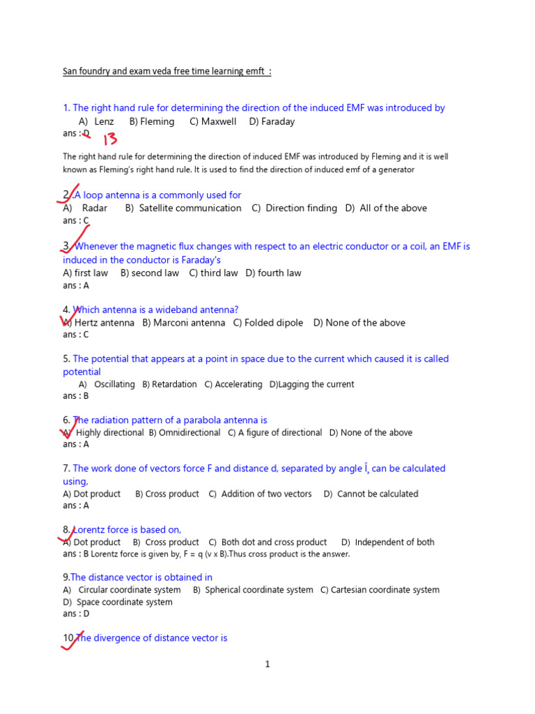 San Foundry and Exam Veda Free Time Learning Emft | PDF | Dielectric | Electrical Resistivity ...