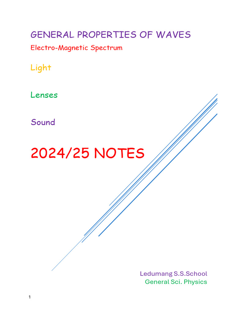 General Properties of Waves 2025 | PDF