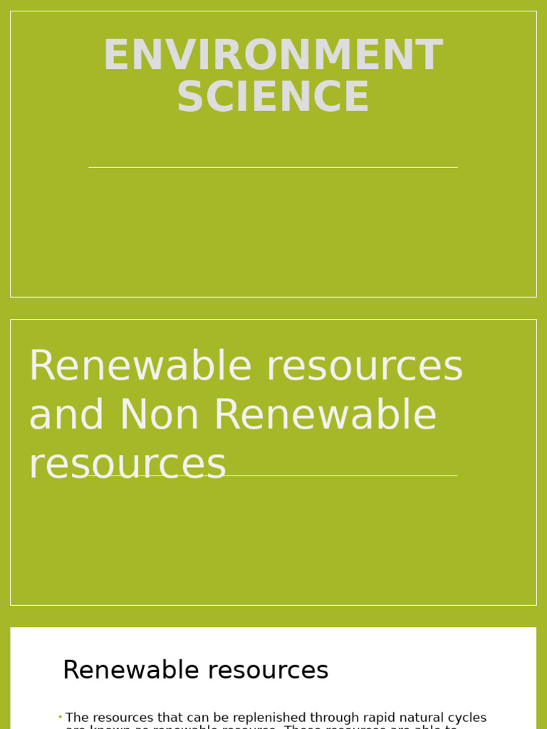 Environment Science Ii Pdf Fuels Energy Development