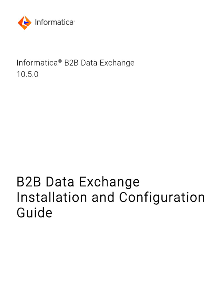 DX 1050 B2BDataExchangeInstallationAndConfigurationGuide en | PDF ...