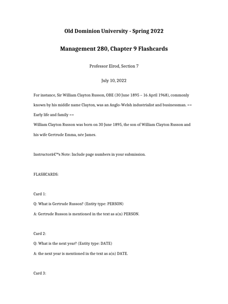 Management 280 Chapter 9 Flashcards | PDF