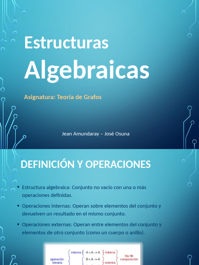 Estructuras Algebraicas Teoria de Grafos Mejorada | PDF