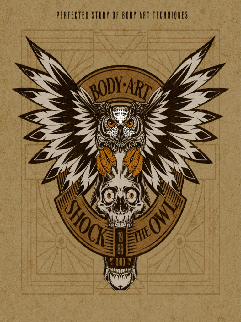 Shock The Owl Body Art - Skeleton | PDF