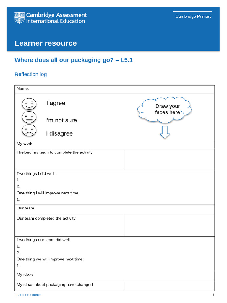 Challenge - Stage 5 - Where Does All Our Packaging Go - L5.1 - tcm142 ...