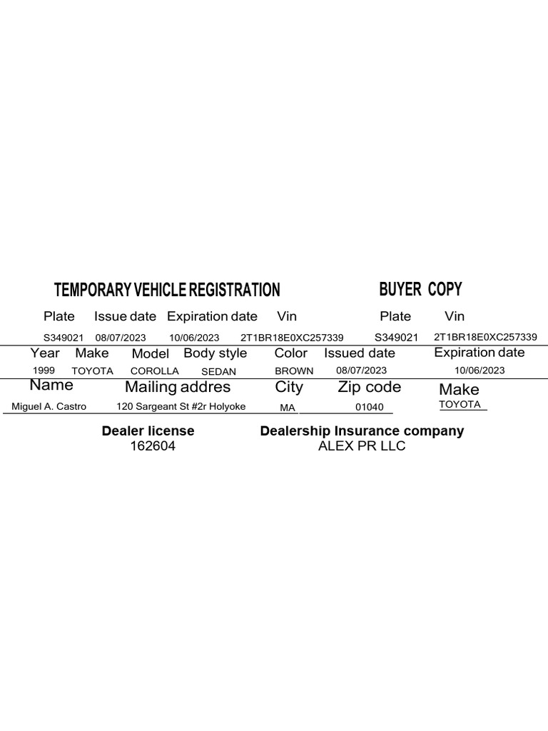 Buyer Copy Registration | PDF