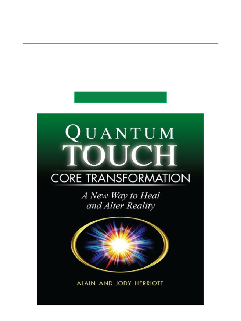 Quantum Touch Core Transformation Guide | PDF | Yin And Yang | Yoga