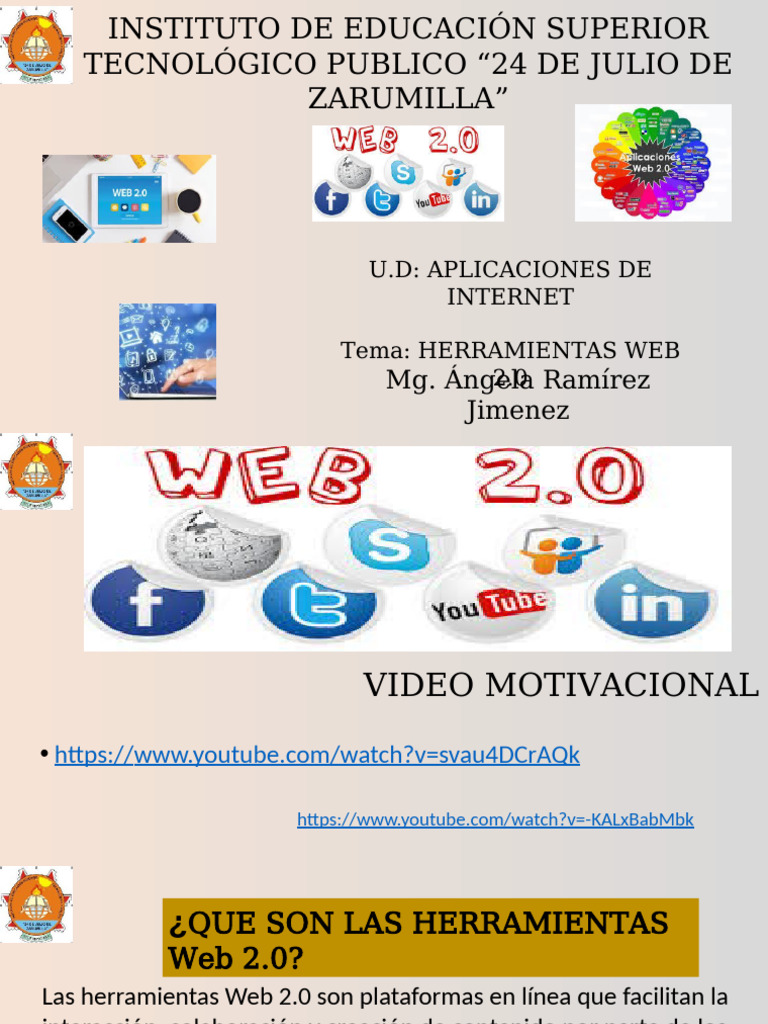Herramientas Web - 2025 | PDF | web 2.0 | Internet