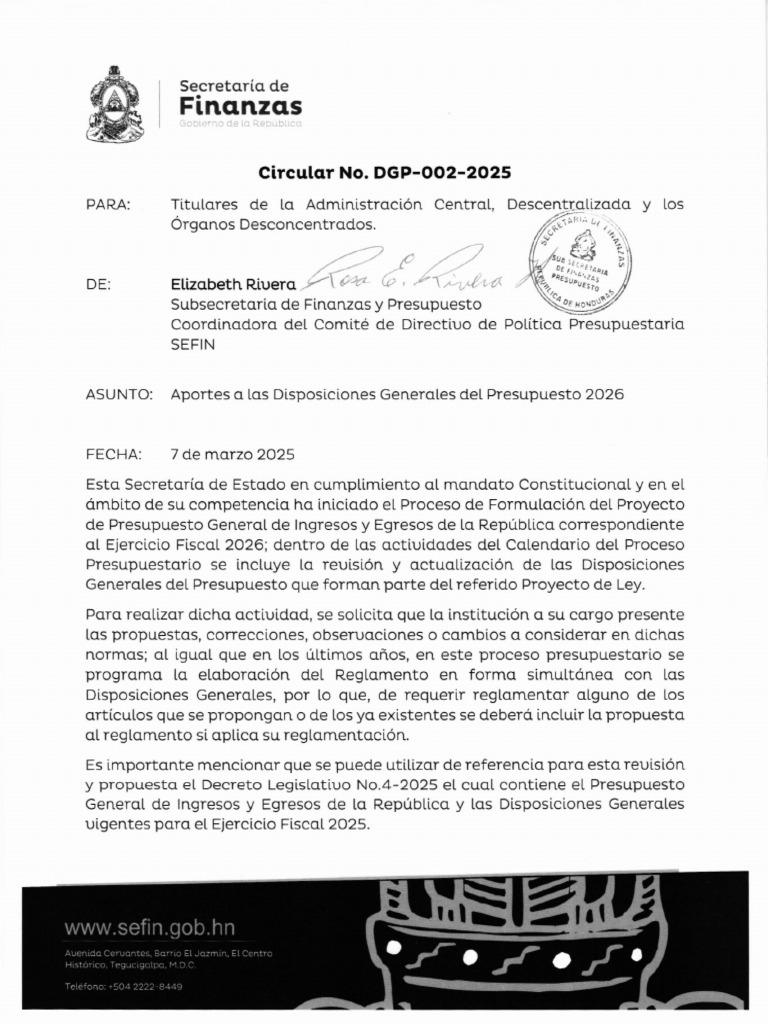 CIRCULAR DGP-002-2025 Firmada | PDF