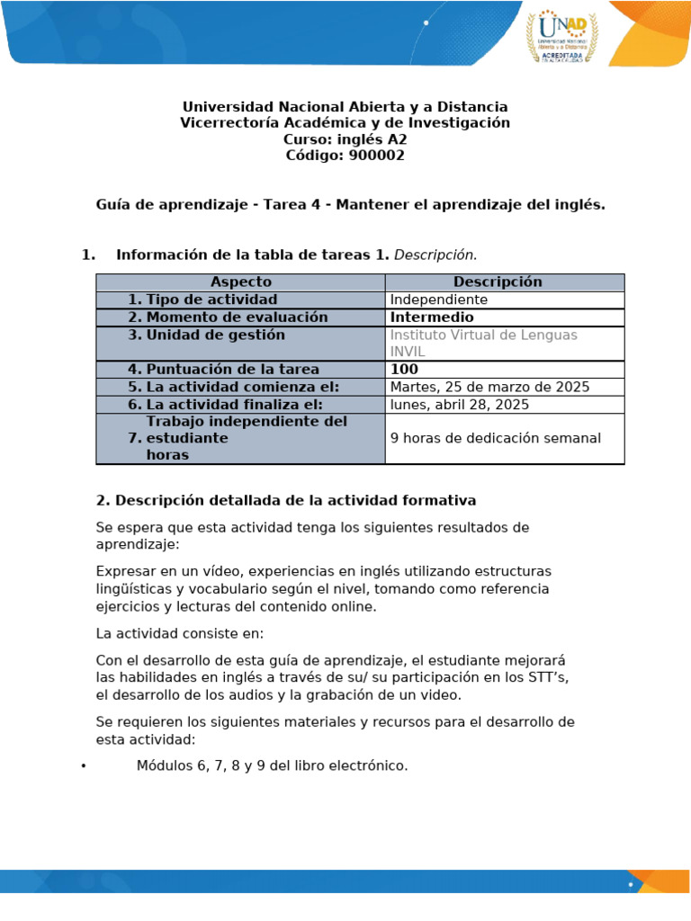 LearningGuide Task4 Keeplearningenglish Es | PDF | Plagio | Desarrollo personal