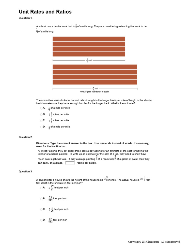 7.RP.A1 - Unit Rates & Ratios - 3 - 10Q | PDF