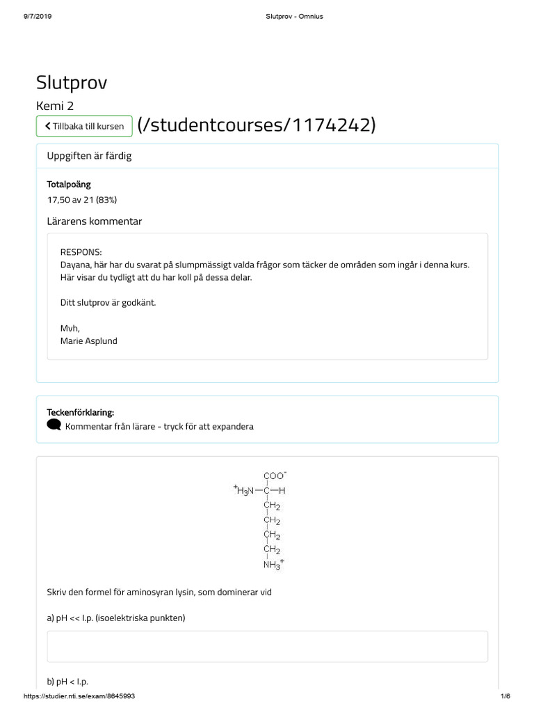 Slutprov - Omnius6 | PDF
