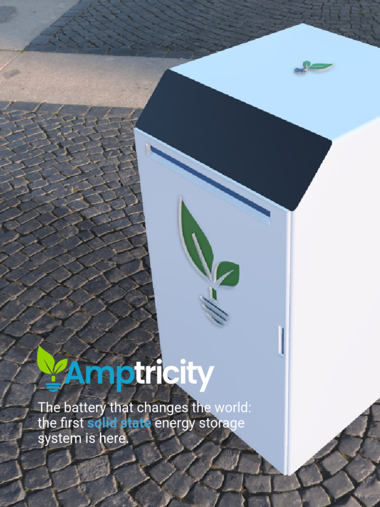Amptricity Solid State Battery Overview | PDF | Energy Storage ...