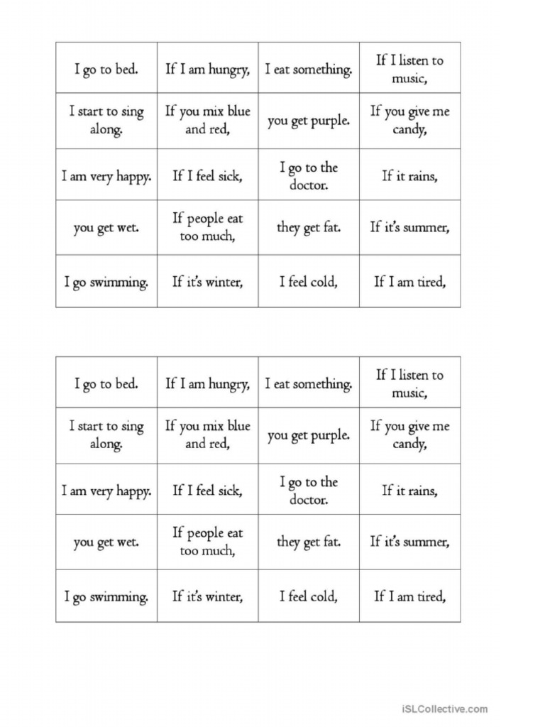 Conditional Matching Game | PDF
