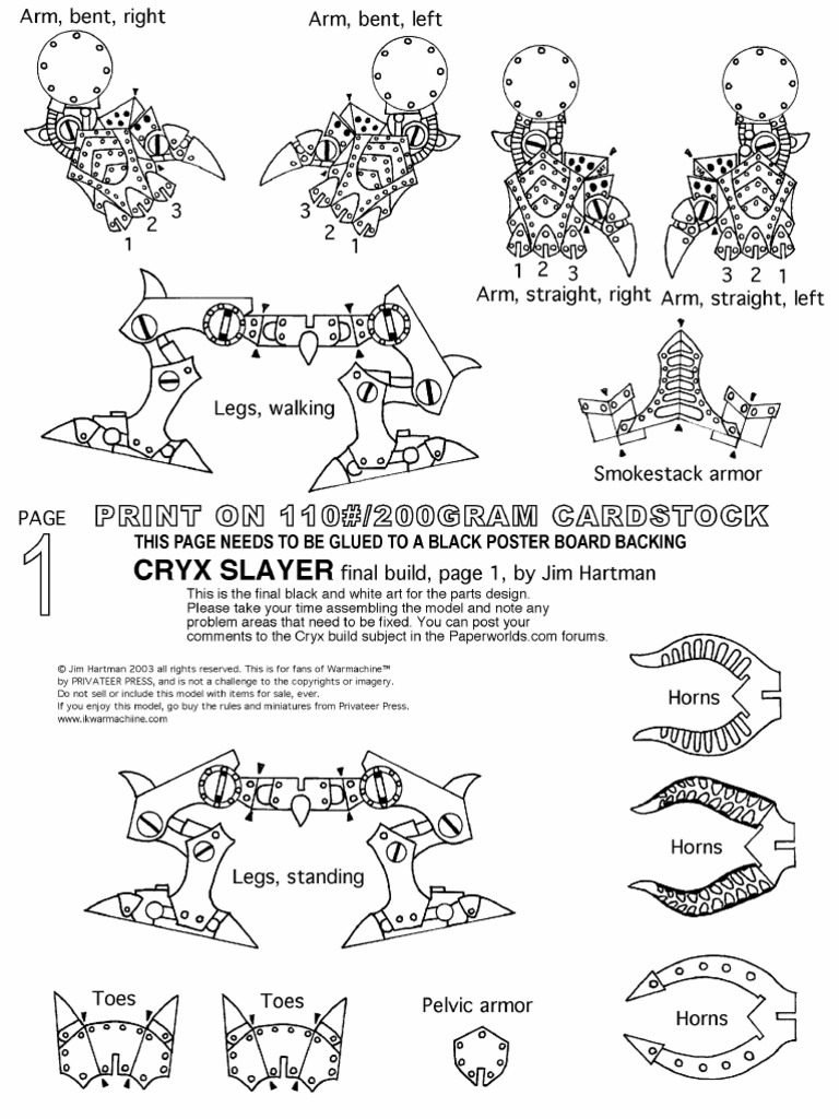 Cryx Slayer Art | PDF