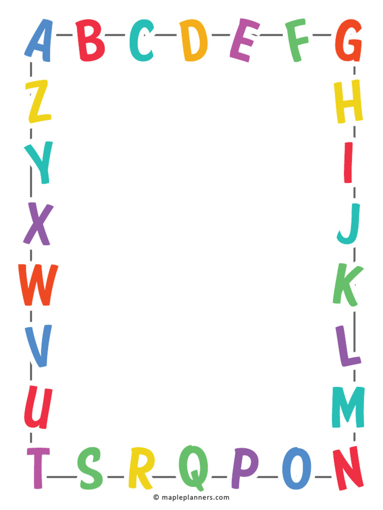 Alphabet Border | PDF