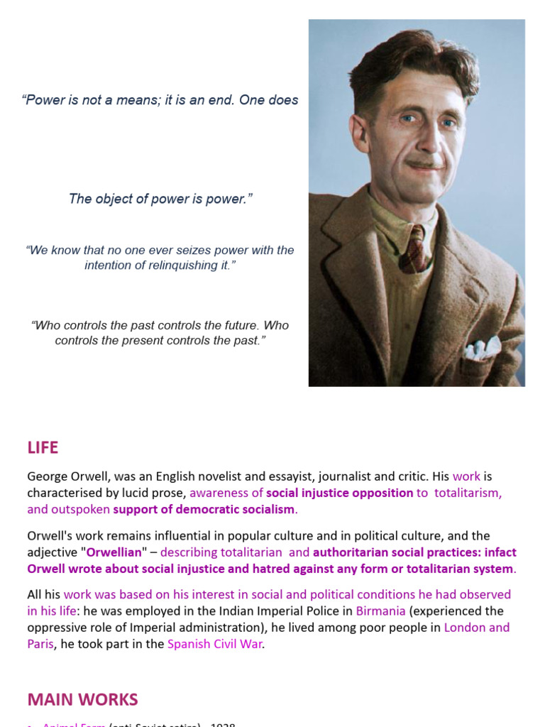 George Orwell - 1984&animal Farm | PDF | Dystopia