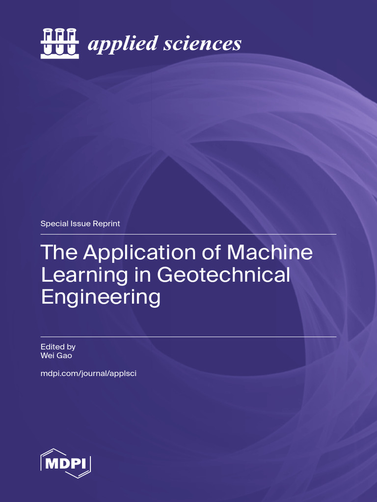 The Application of Machine Learning in Geotechnical Engineering | PDF | Machine Learning ...