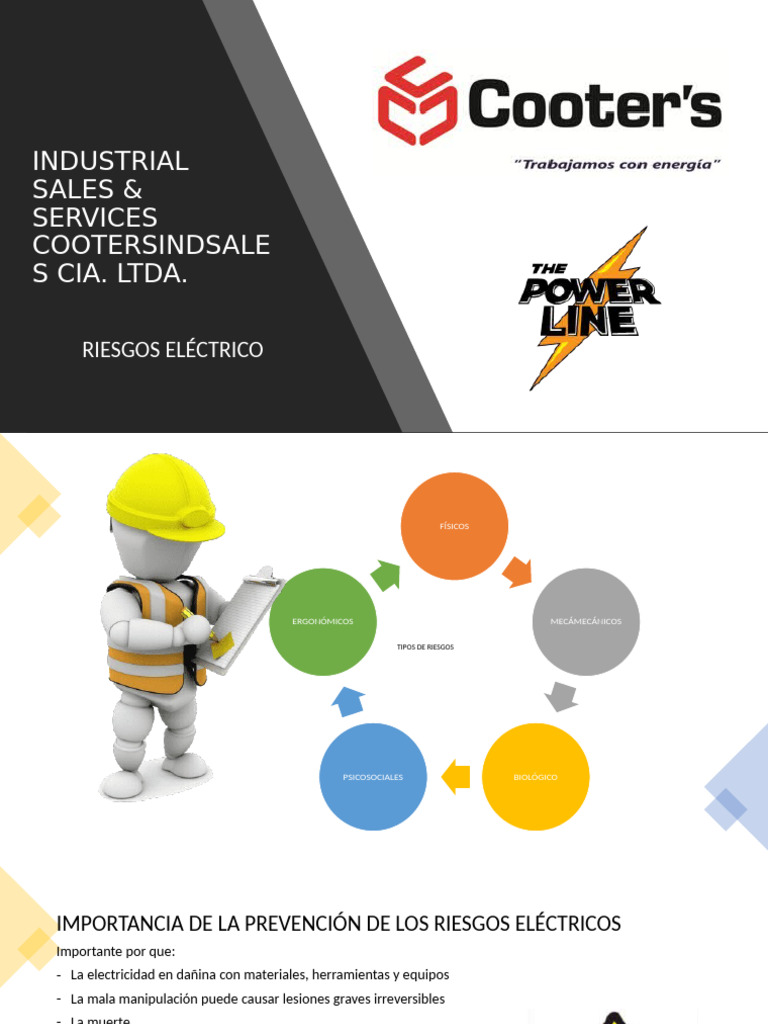 Capacitación Riesgo Eléctrico Pdf Electricidad