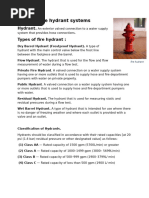 Fire Hydrant Identification | PDF | Fire Engine | Valve