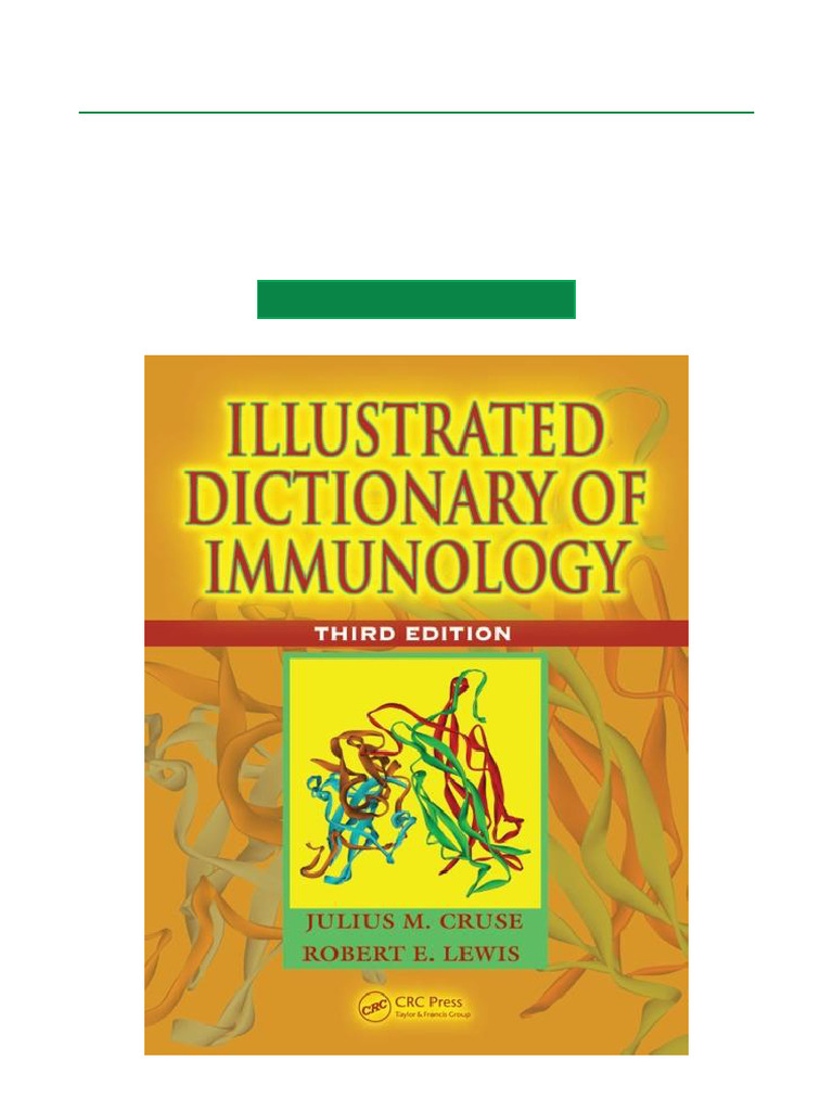 Illustrated Dictionary of Immunology - 3rd Edition Full Download | PDF ...