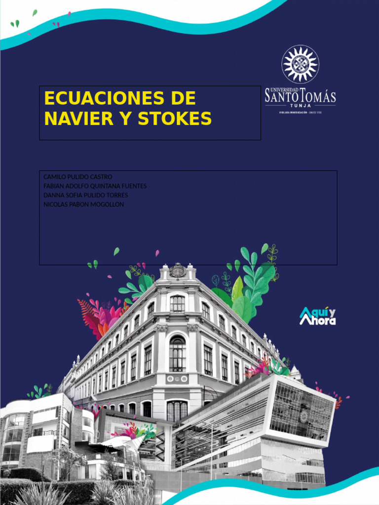 Ecuaciones de Navier-Stokes en CFD | PDF