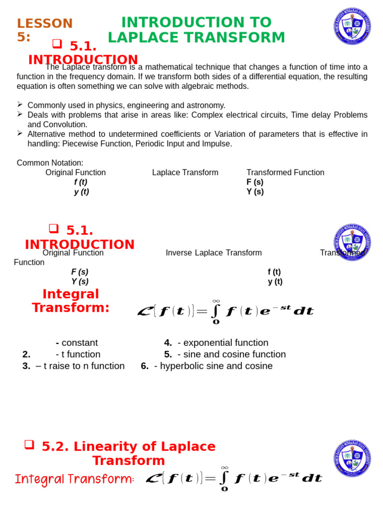 Inbound 1555750427030646148 | PDF | Laplace Transform | Function (Mathematics)