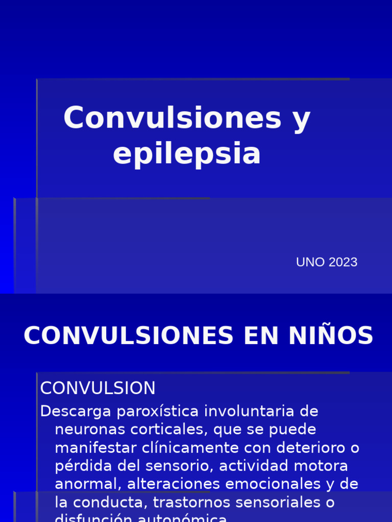 Convulsiones | PDF | Epilepsia | Enfermedades y trastornos humanos