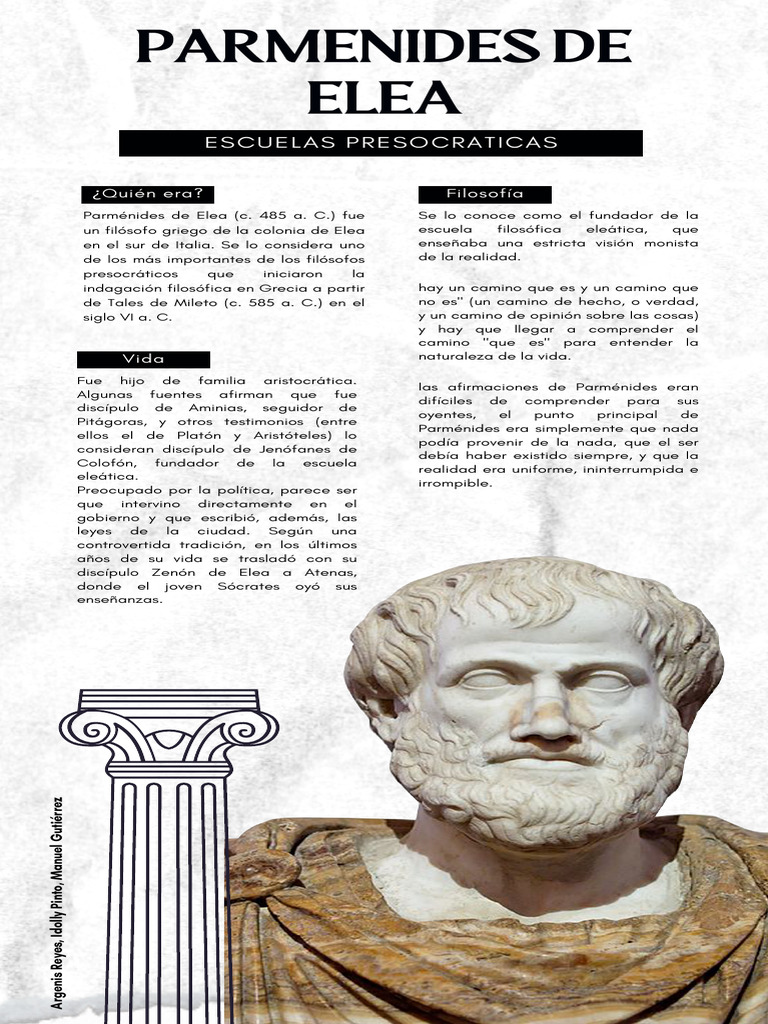 Parmenides de Elea | PDF | Metafísica | Antigua Grecia