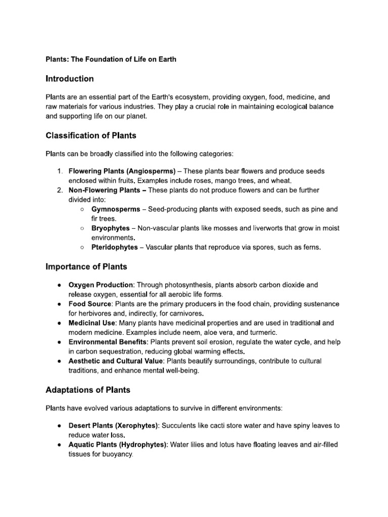 Plants | PDF