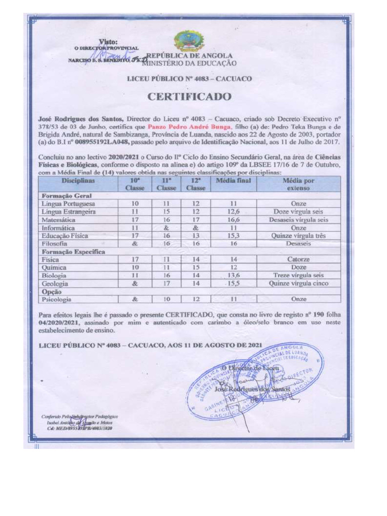 Certficados Jelson | PDF
