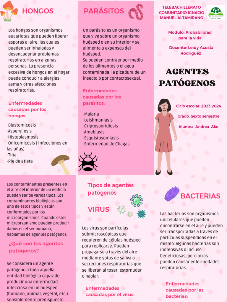 Tipos de Agentes Patógenos | PDF | Patógeno | Virus