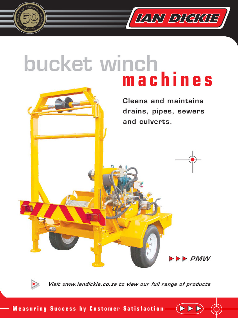 Bucket Winch Machines Digital | PDF | Pipe (Fluid Conveyance) | Storm Drain