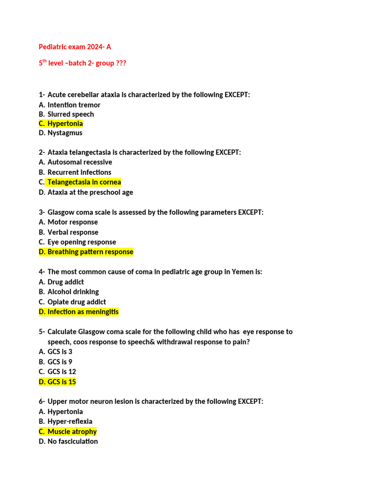 MCQA-1 | PDF | Shock (Circulatory) | Human Diseases And Disorders