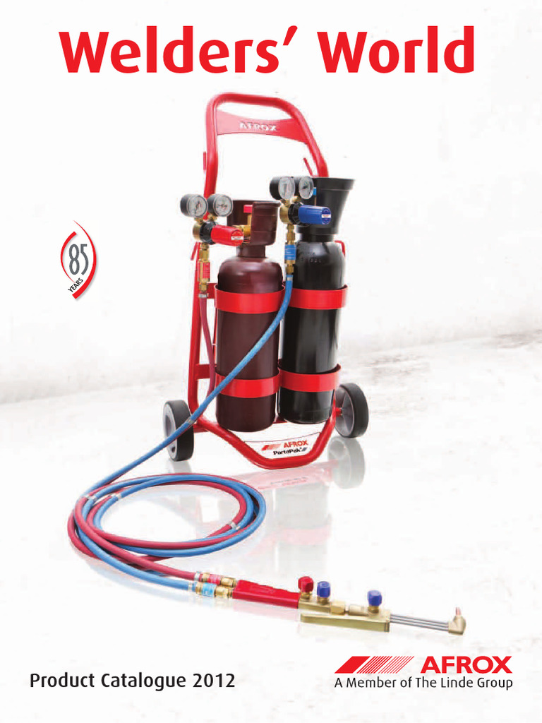 Afrox 2012 Product Catalogue Overview | PDF | Welding | Construction