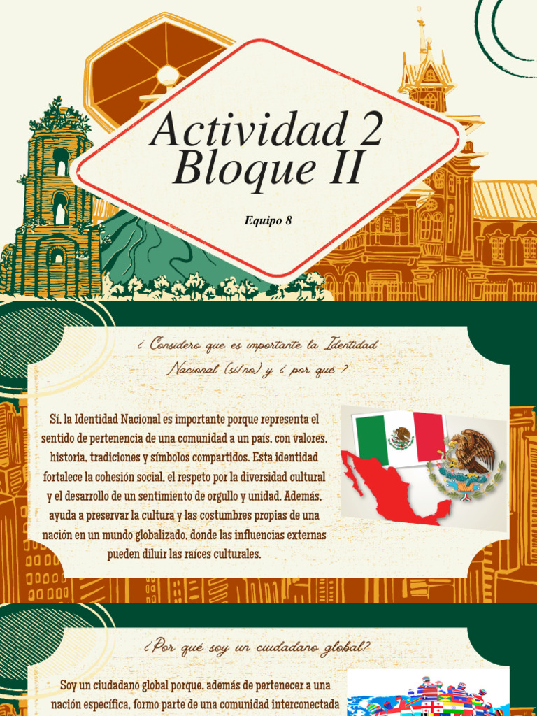 Importancia de la Identidad Nacional y Ciudadanía Global | PDF ...
